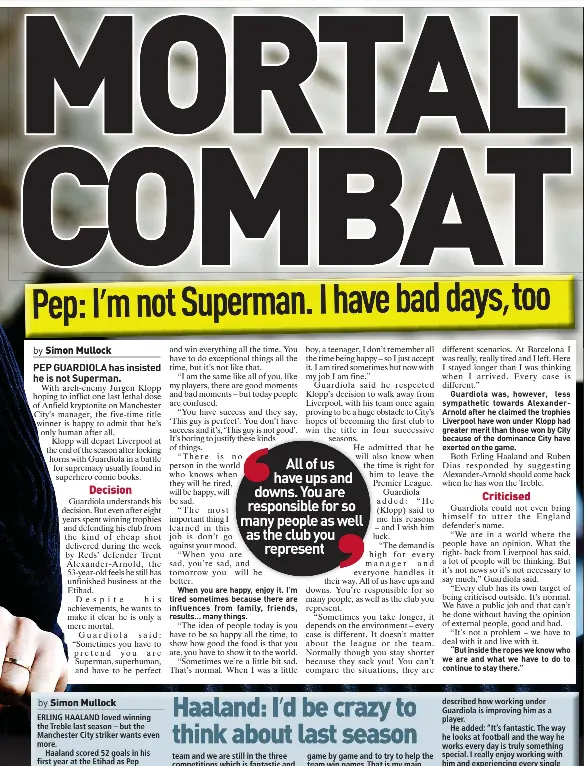 MAN CITY MORTAL COMBAT - PressReader