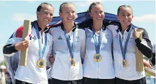 Six golds for Carrington, but she’s happy being one of four - PressReader