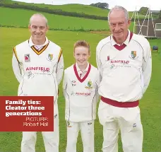 Cleator keep it in the family as Wisharts span the gap - PressReader