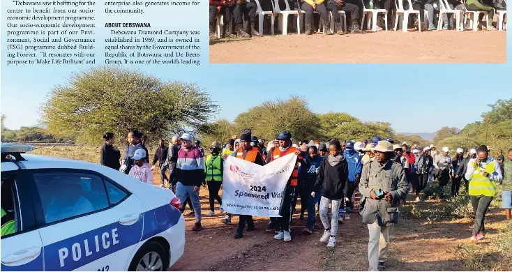 Partnering for Thriving Communitie­s: Debswana, De Beers and Diarough lead by example - PressReader
