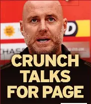 CRUNCH TALKS FOR PAGE - PressReader