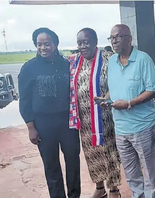 Liberia’s Jamaican-born first lady hails medic Dr Comrie - PressReader