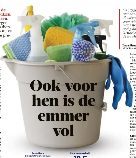 Ook voor hen is de emmer vol - PressReader