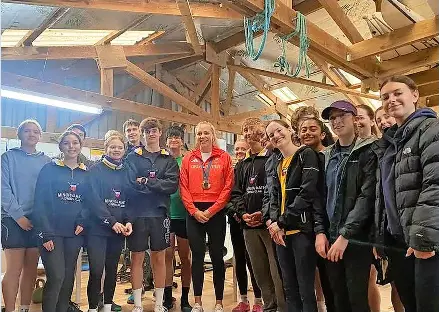 Olympian returns to her old club - PressReader