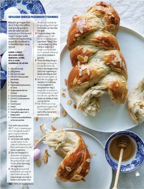 GEVLEGDE GRIEKSE PAASBROOD (TSOUREKI) - PressReader