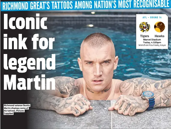 Iconic ink for legend Martin - PressReader