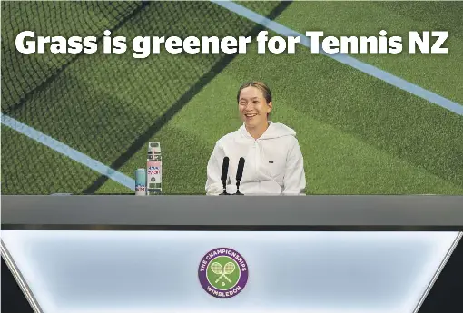 Grass is greener for Tennis NZ - PressReader