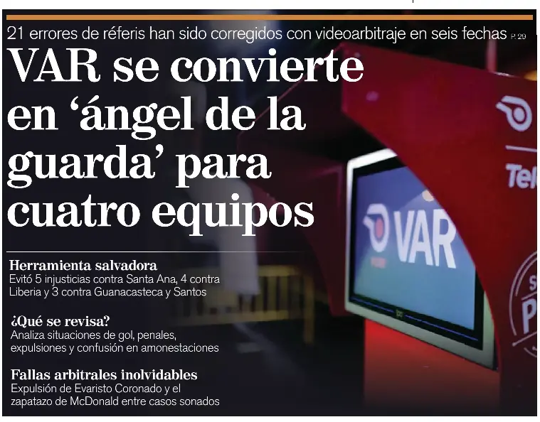 VAR se convierte en ‘ángel de la guarda’ para cuatro equipos - PressReader