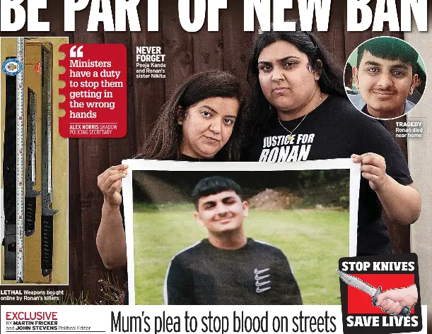 NINJA SWORDS THAT KILLED RONAN MUST BE PART OF NEW BAN - PressReader