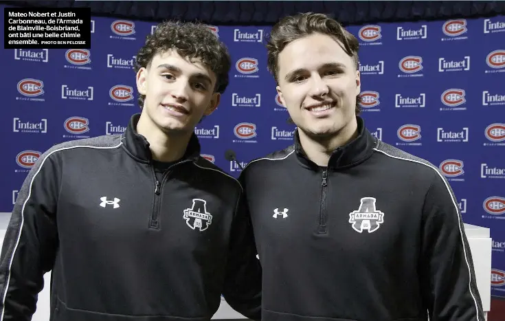 Deux Québécois qui rêvent au CH - PressReader