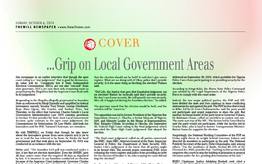...Grip on Local Government Areas - PressReader