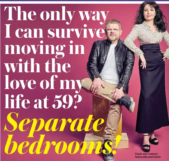 The only way I can survive moving in with the love of my life at 59? Separate bedrooms ...