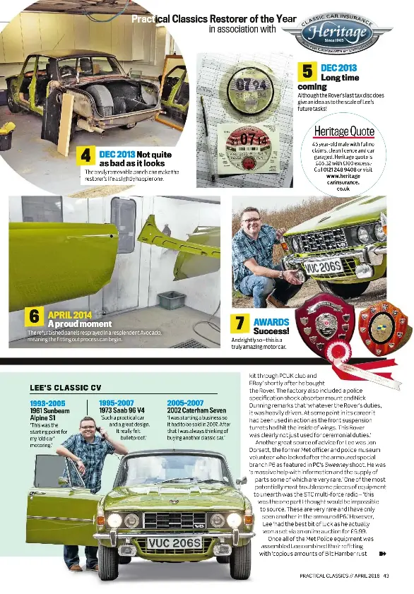 Rover P6 Resto - PressReader