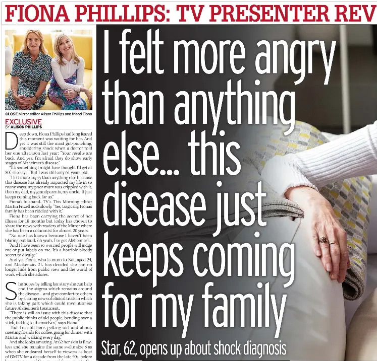I felt more angry than anything else... this disease just keeps coming for my family - PressReader