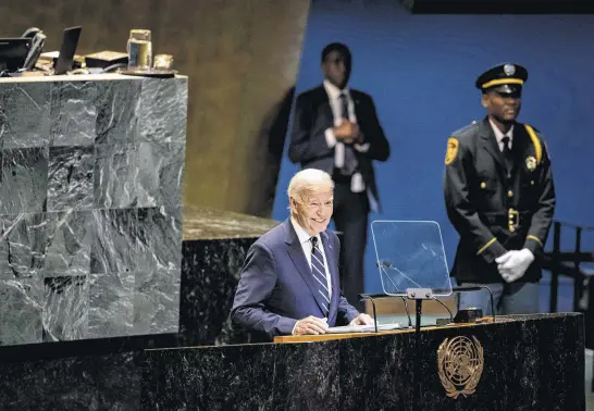 Biden warns the world at an ‘inflection point’ - PressReader