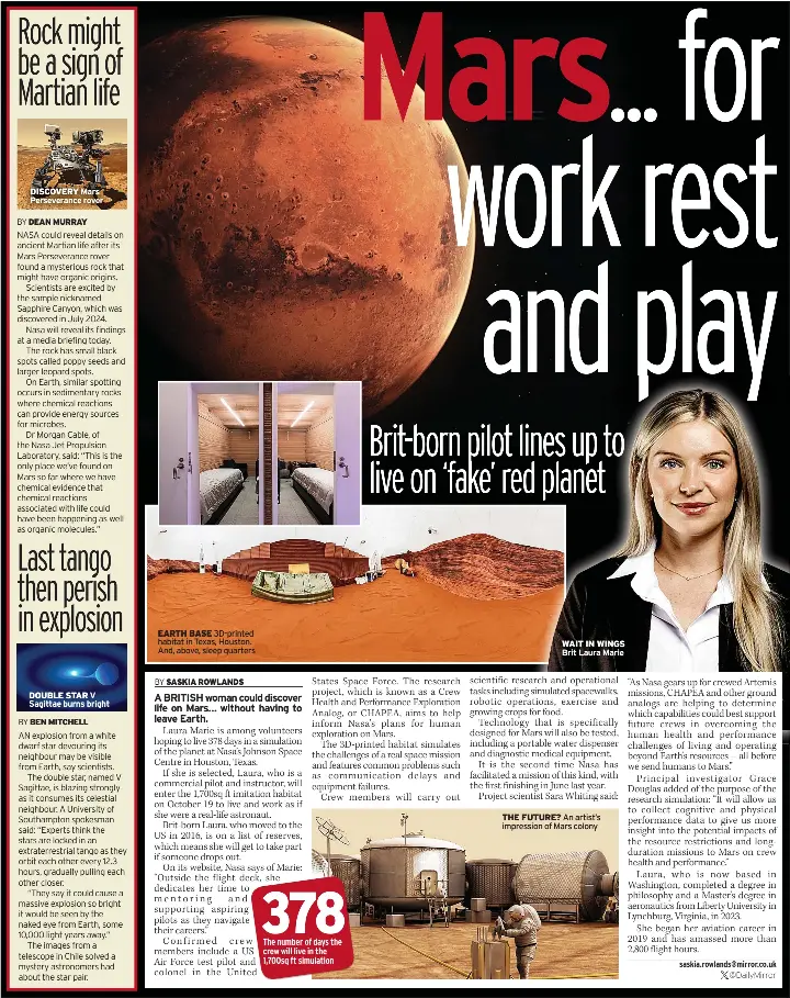 Mars... for work rest and play - PressReader