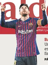 Un Lionel Messi espectacul­ar firma las semis - PressReader