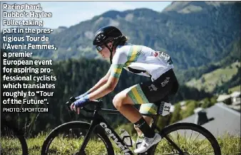 Hayley thrives in biking French connection - PressReader