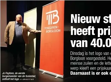 Nieuw stadslogo heeft prijskaart­je van 40.000 euro - PressReader