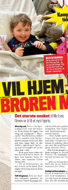 JEG VIL HJEM TIL BROREN MIN! - PressReader