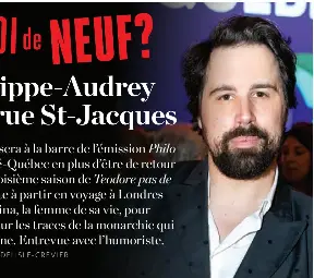 Philippe-Audrey Larrue St-Jacques - PressReader