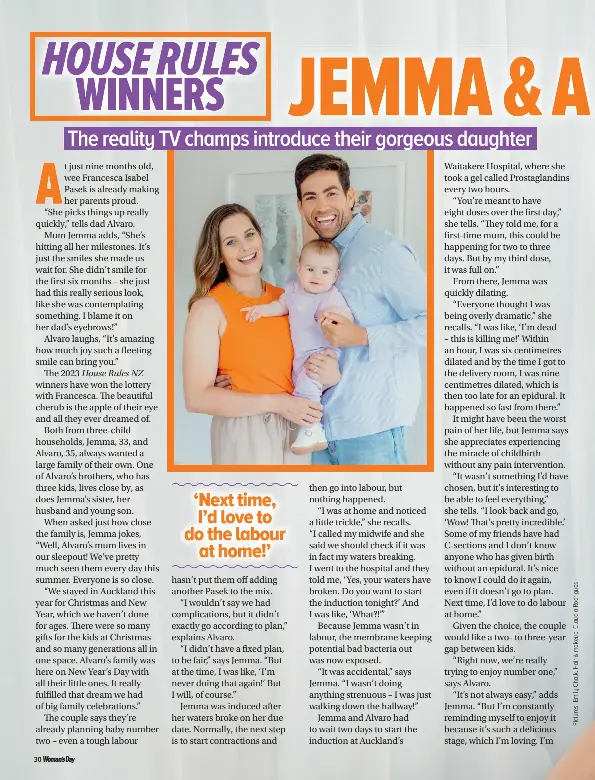 JEMMA & A LVARO’S BABY JOY! - PressReader