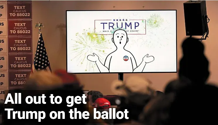 All out to get Trump on the ballot - PressReader