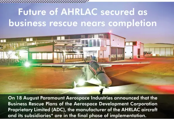 Future of AHRLAC is secured - PressReader
