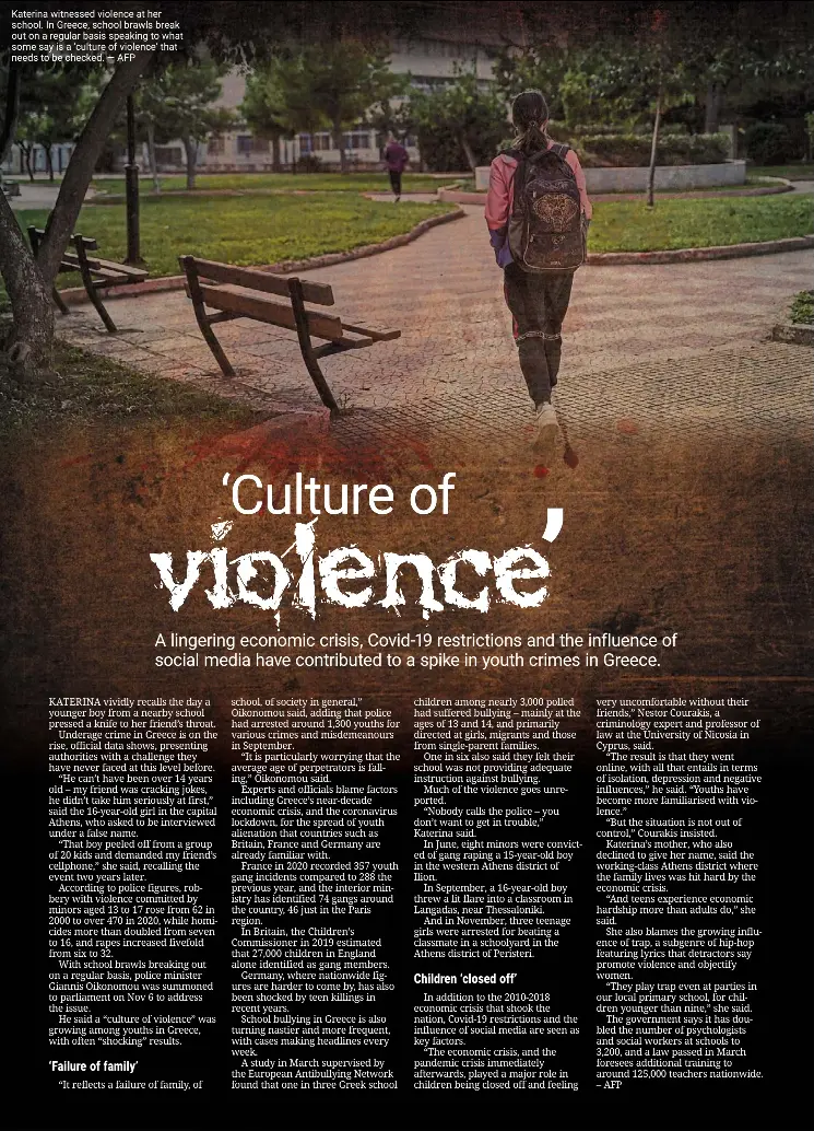 'Culture of violence' - PressReader