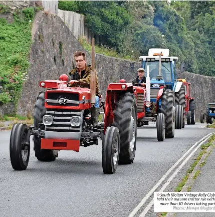 Tractor run sees 30 classics take to the roads - PressReader