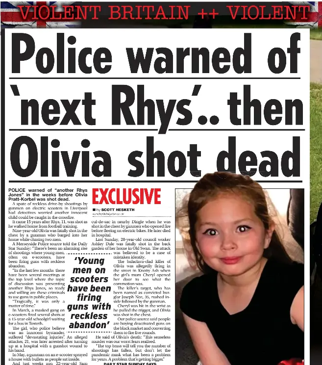 Police warned of ‘next Rhys’.. then Olivia shot dead - PressReader