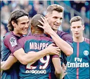 Edinson Cavani y Meunier desafectad­os del PSG para la Liga de Campeones - PressReader
