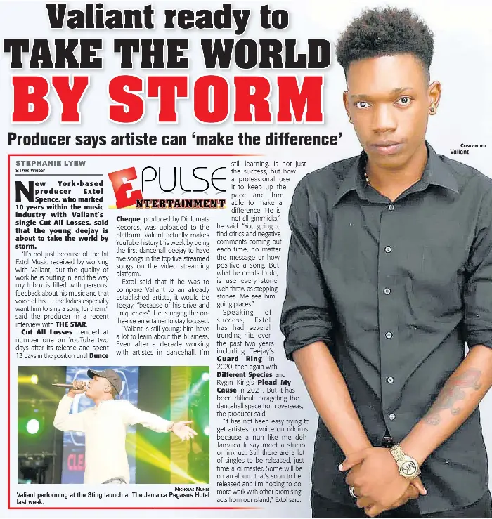 Valiant ready to TAKE THE WORLD BY STORM - PressReader