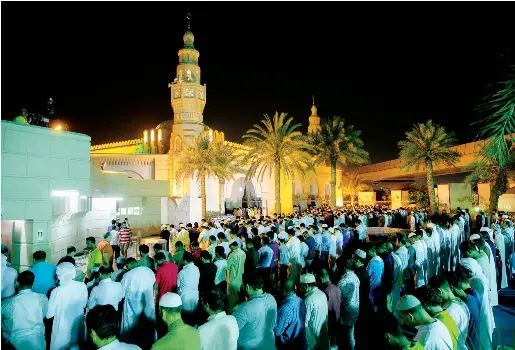 75 IMAMS TO LEAD TARAWEEH IN DUBAI - PressReader