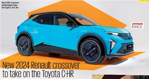 New 2024 Renault crossover to take on the Toyota C-HR - PressReader