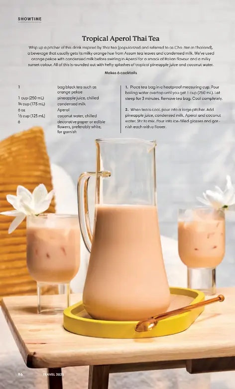 Tropical Aperol Thai Tea - PressReader