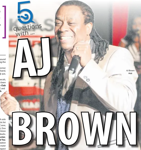 5 questions with AJ BROWN - PressReader