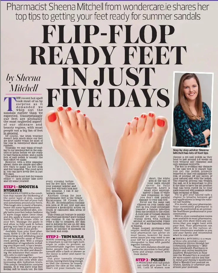 FLIP-FLOP READY FEET IN JUST FIVE DAYS - PressReader