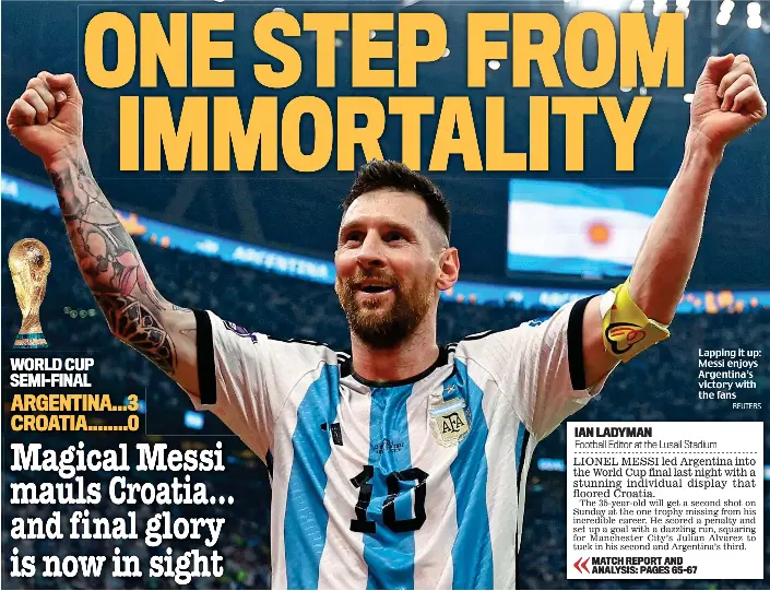 ONE STEP FROM IMMORTALIT­Y - PressReader