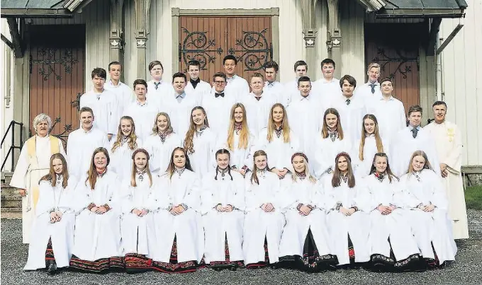 Konfirmant­er i Bamble kirke - PressReader