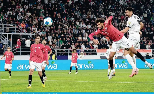 MONDAY, DECEMBER 23, 2024 Iraq go top as Ayman Hussein’s goal earns ...