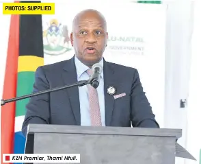 ‘WE WILL WALK THIS JOURNEY TOGETHER’, SAYS NEW KZN PREMIER - PressReader