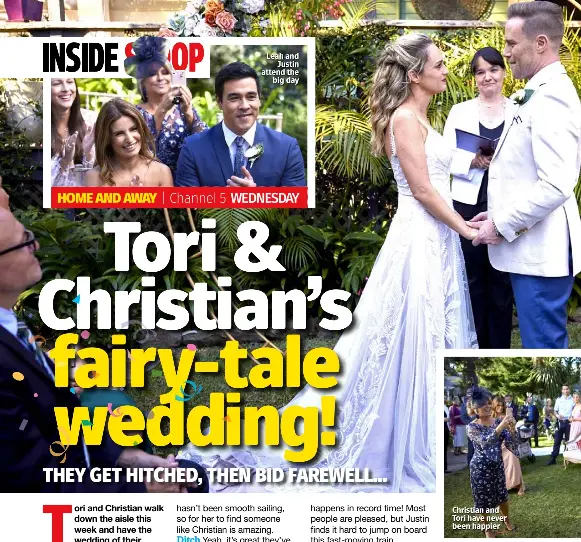 Tori & Christian’s fairy-tale wedding! - PressReader