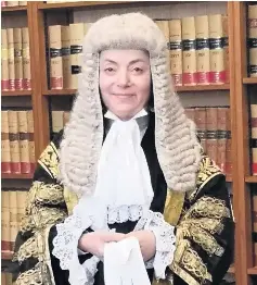 Sworn in as first woman head of criminal justice - PressReader