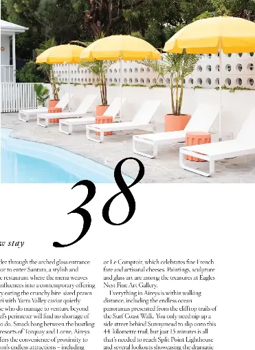 The Great Ocean Road’s sunny new stay - PressReader