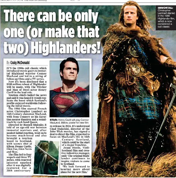 There can be only one (or make that two) Highlander­s! - PressReader