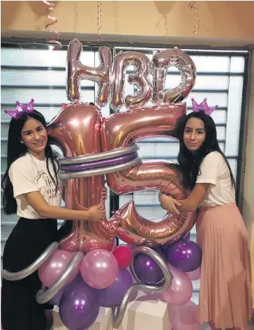 Ana María y Mariana celebran sus 15 - PressReader