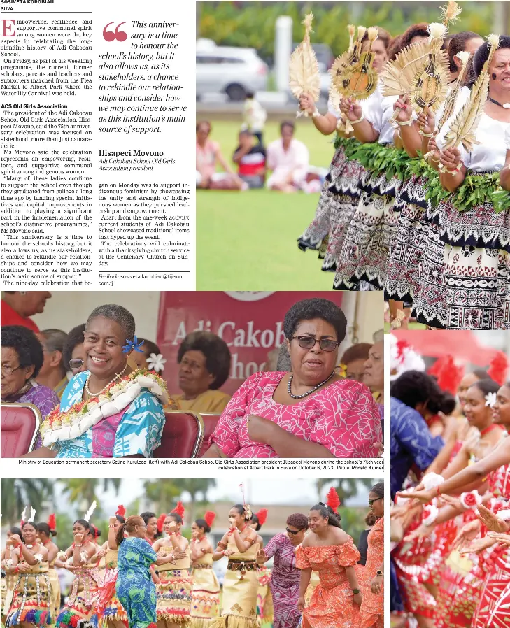 A SHOW OF SISTERHOOD, EMPOWERMEN­T AND RESILIENCE - PressReader