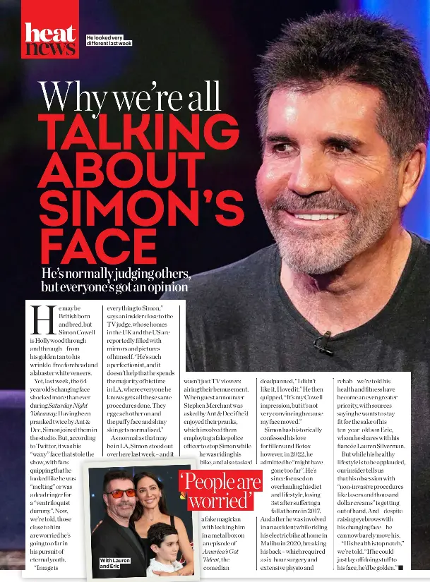 Why we’re all TALKING ABOUT SIMON’S FACE - PressReader