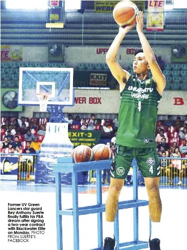Blackwater hopes to find luck in ex-UV Lancer Rey Suerte - PressReader